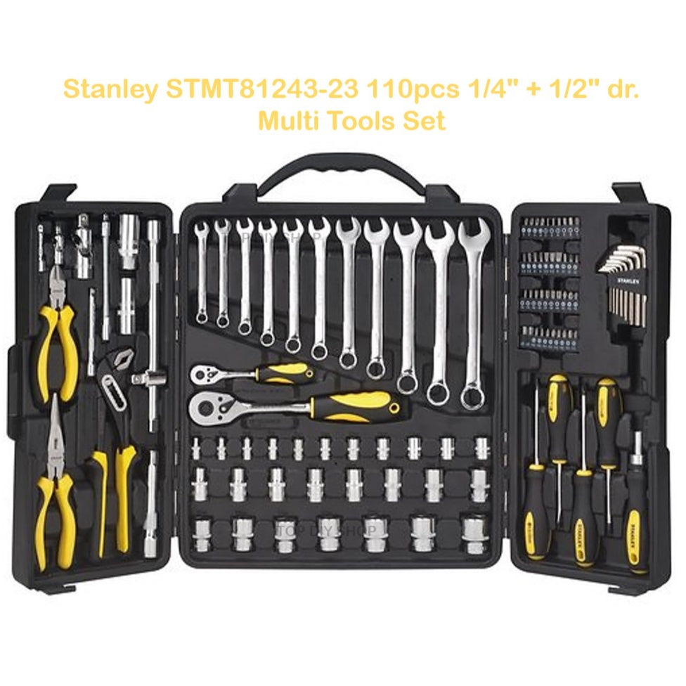 STANLEY STMT81243-840 110pcs Multi Tools Set – Techno Tools & Equipment
