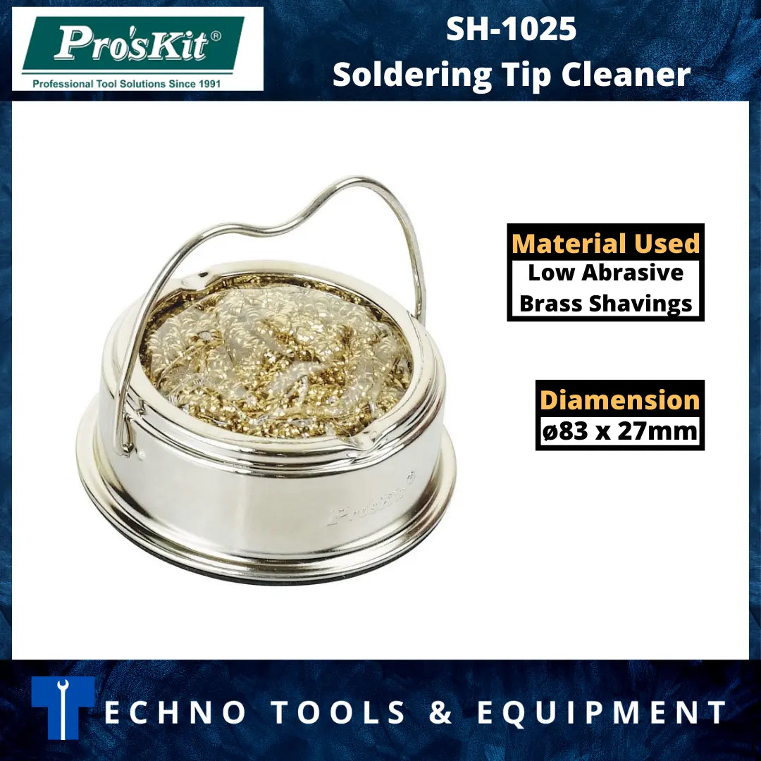 PRO'SKIT SH-1025 Soldering Tip Cleaner – Techno Tools & Equipment