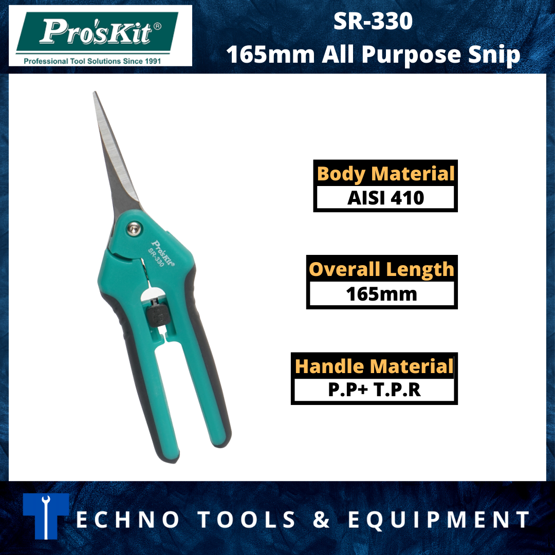 PRO'SKIT SR-330 165mm All Purpose Snip – Techno Tools & Equipment