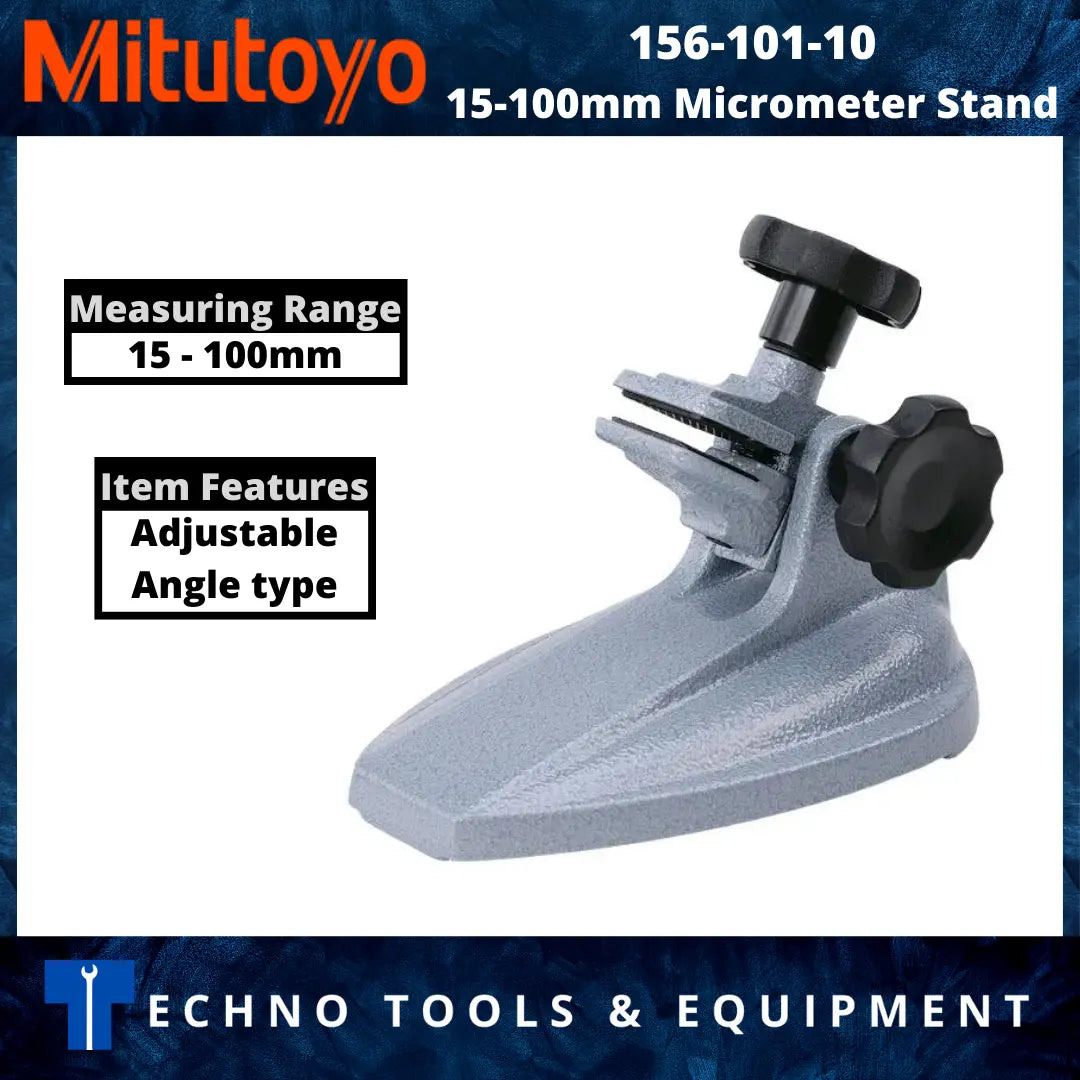 Mitutoyo 15-100mm Micrometer Stand M156-101-10 – Techno Tools & Equipment