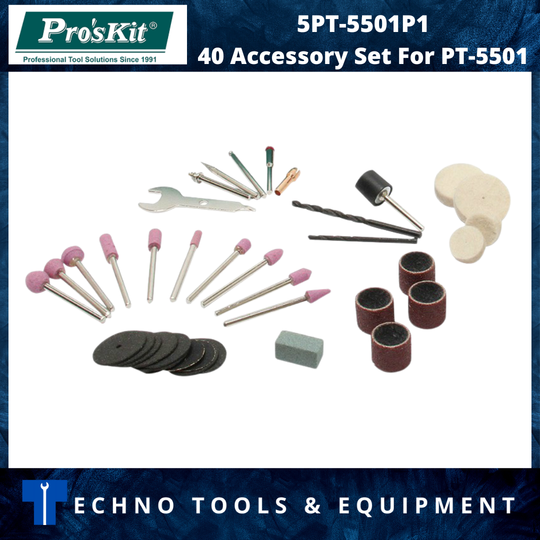 PRO'SKIT 5PT-5501P1 40 Accessory Set for PT-5501 – Techno Tools & Equipment