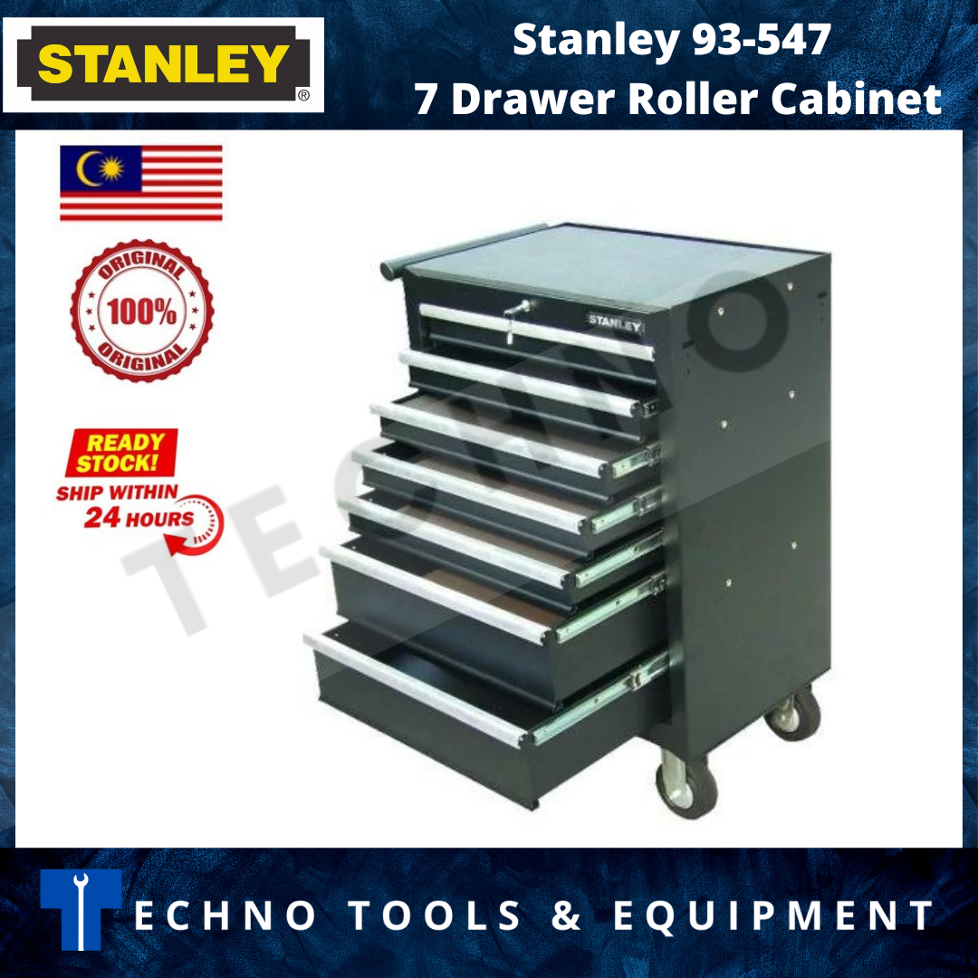 Stanley 93-547 7 drawer roller cabinet – Techno Tools & Equipment
