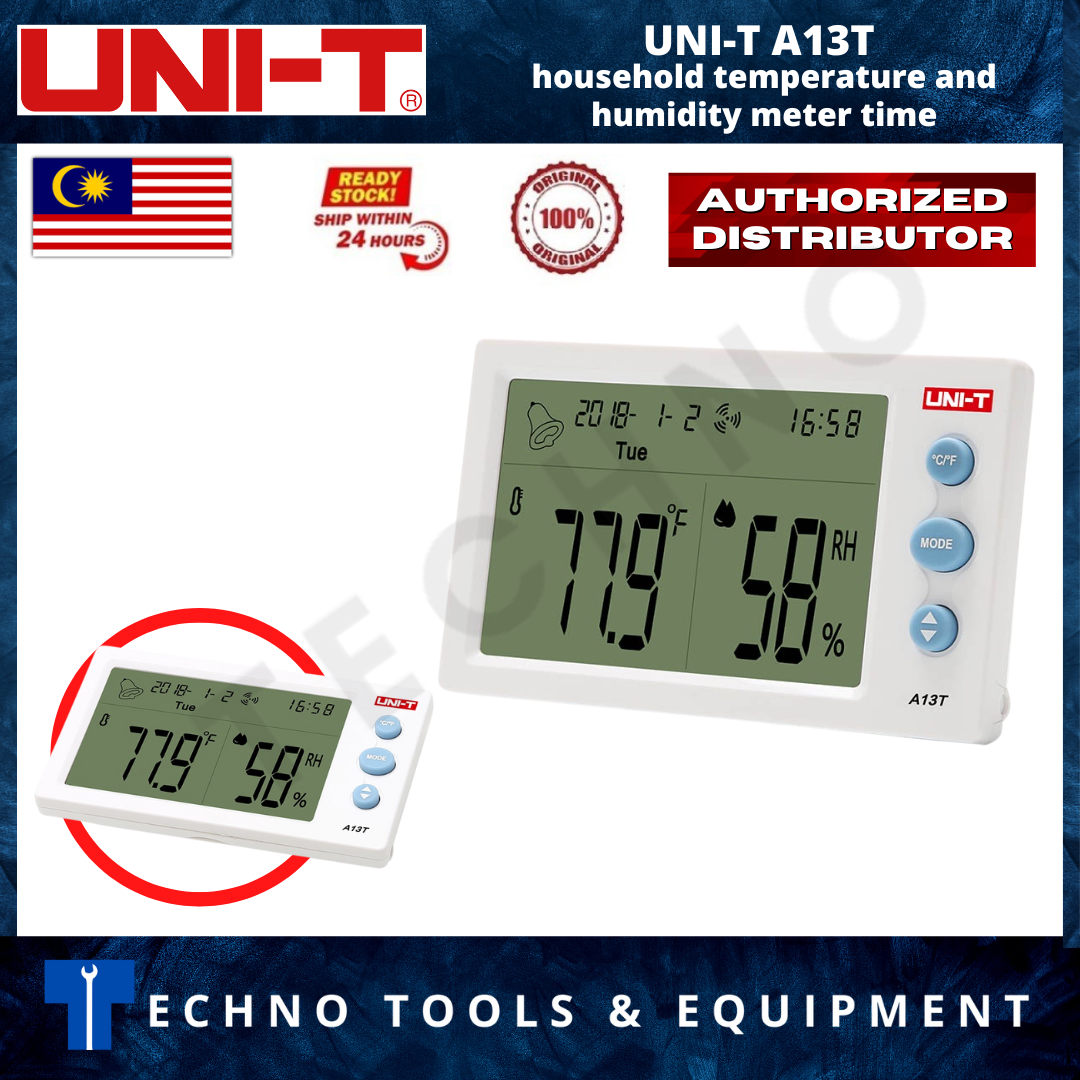 UNI-T A13T Temperature Humidity Meter (A13T) – Techno Tools & Equipment