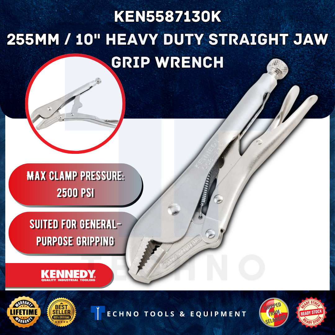 KENNEDY 255mm/10" HEAVY DUTY STRT JAW GRIP WRENCH KEN5587130K – Techno ...