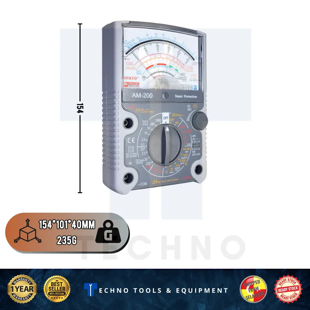 SINKYO AM-200 ANALOG METER – Techno Tools & Equipment