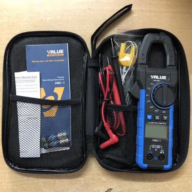 VALUE DIGITAL MULTI CLAMP METER VMC-1 – Techno Tools & Equipment