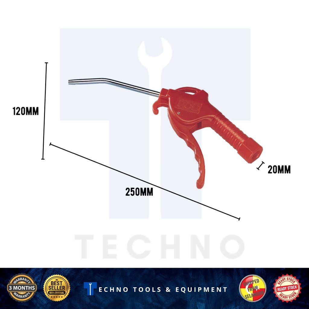 Ready Stock KENNEDY/PCL PCL2592402G BG5002 1/4 BSPT Pistol Grip Air Bl ...
