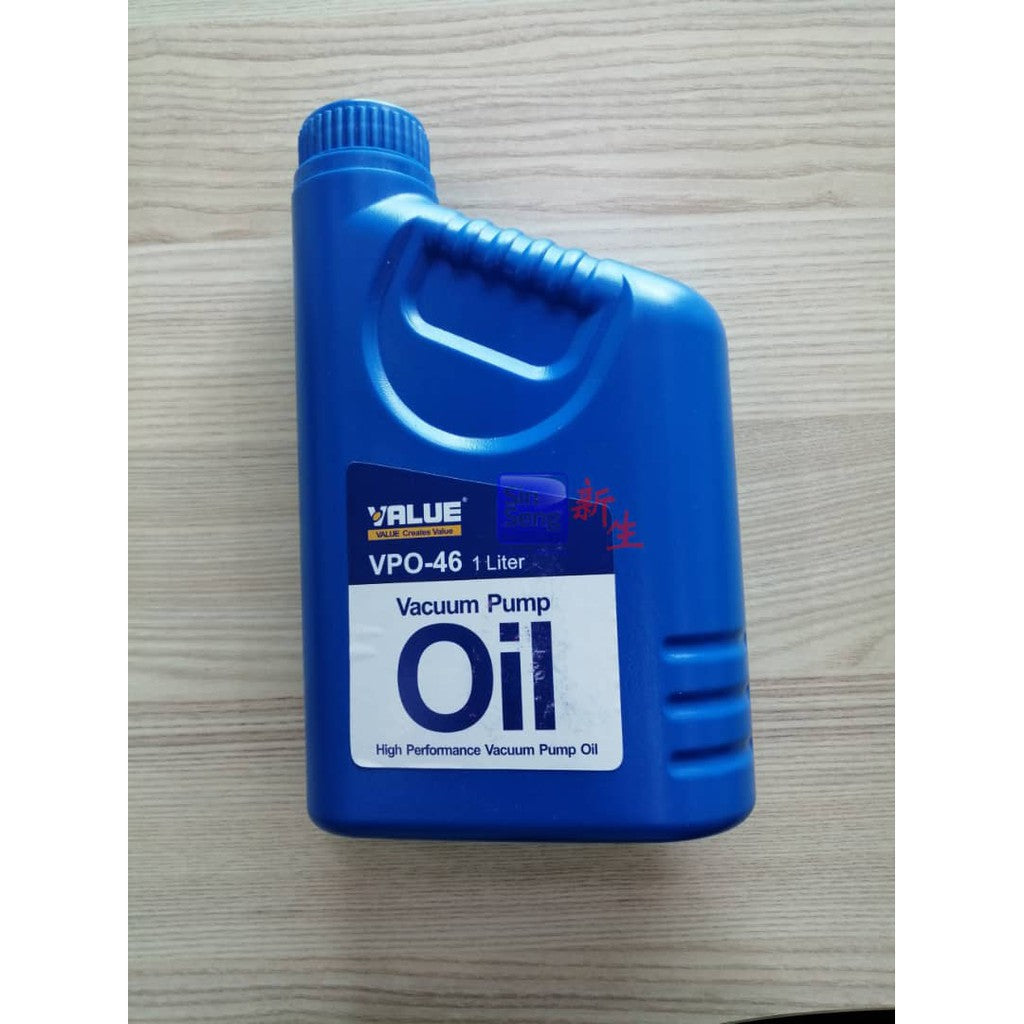 VALUE VPO-46 VACUUM PUMP OIL 1 LITER – Techno Tools & Equipment
