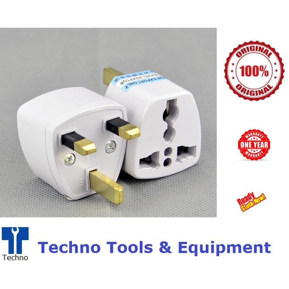 3 Pin Plug Universal Travel Adapter Socket – Techno Tools & Equipment