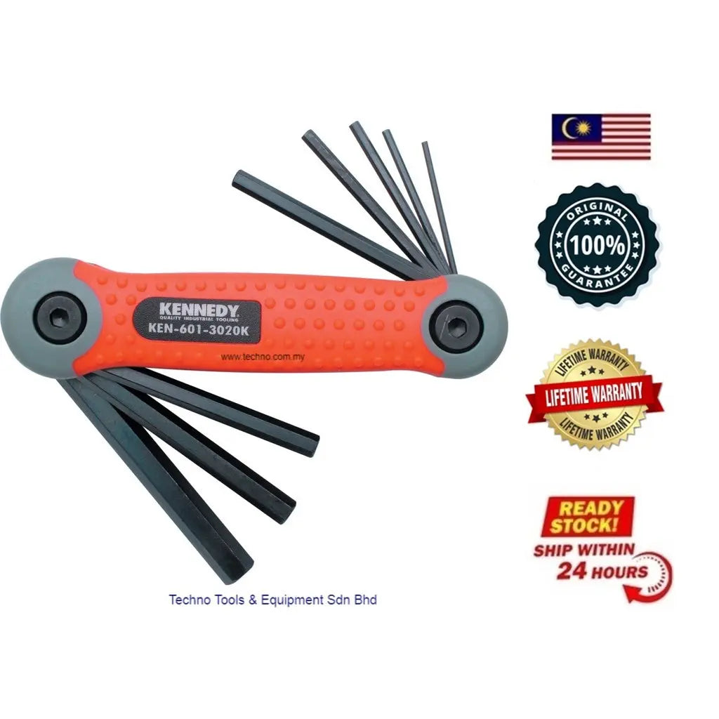 KENNEDY KEN6013020K 1.5-8mm 8-PCE Metric Hex Key Set L-Wrench – Techno ...