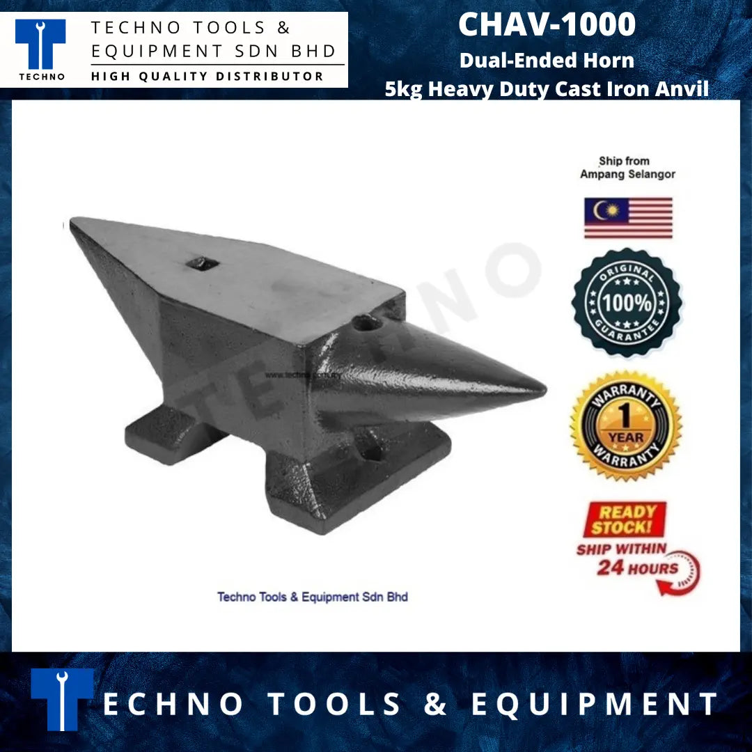 5kg Heavy Duty Cast Iron Anvil – Techno Tools & Equipment
