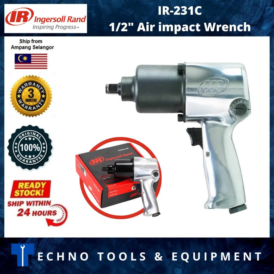 INGERSOLL-RAND IR-231C 1/2 inch Air Impact Wrench | IR231C-AP – Techno ...