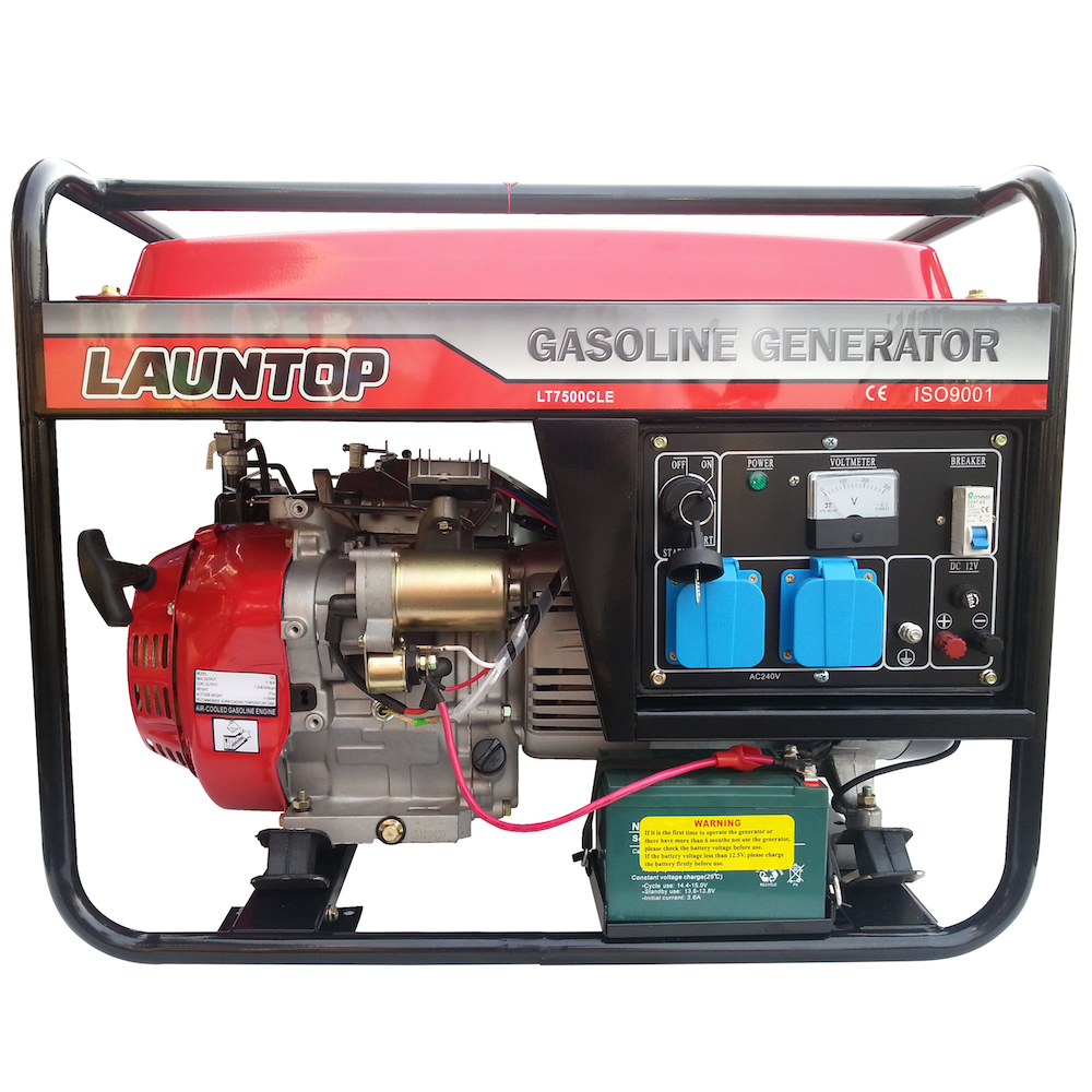 Launtop Petrol Generator 7000W LT7500MXE – Techno Tools & Equipment