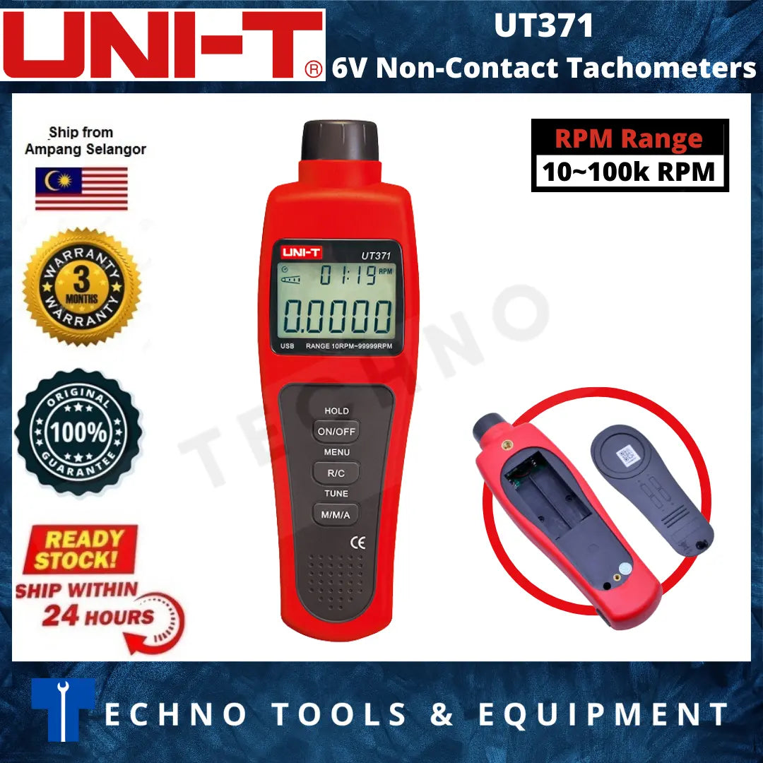 UNI-T UT371 Tachometer (UT371) – Techno Tools & Equipment