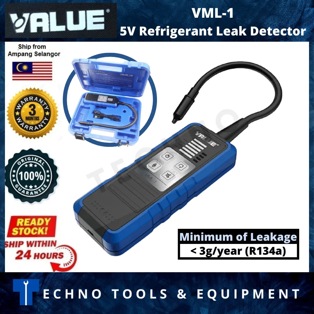 VALUE VML-1 Leak Detector – High Sensitivity, Portable Tool – Techno ...