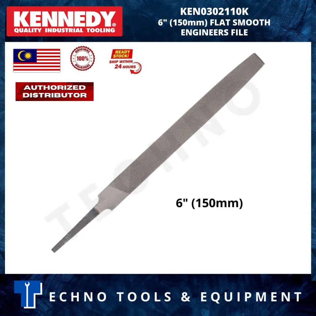 KENNEDY 6" (150mm) FLAT SMOOTH ENGINEERS FILE KEN0302110K – Techno ...