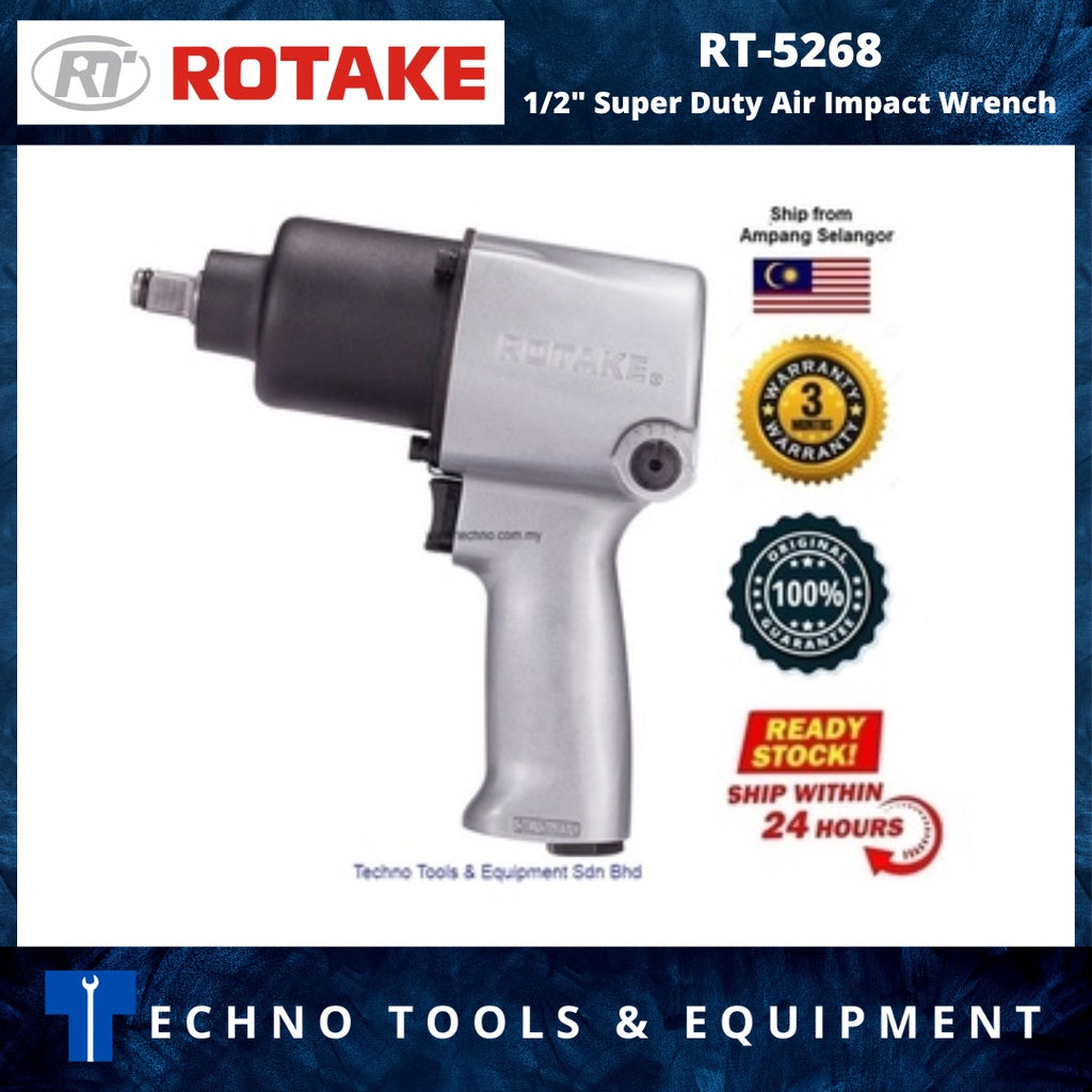 ROTAKE RT-5268 1/2" Super Duty Air Impact Wrench – Techno Tools & Equipment