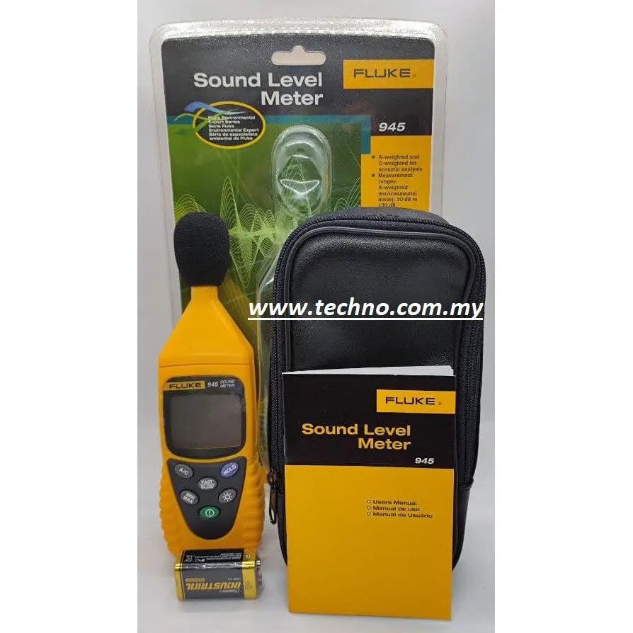 FLUKE 945 Sound Meter – Digital Noise Level Measurement Tool – Techno ...