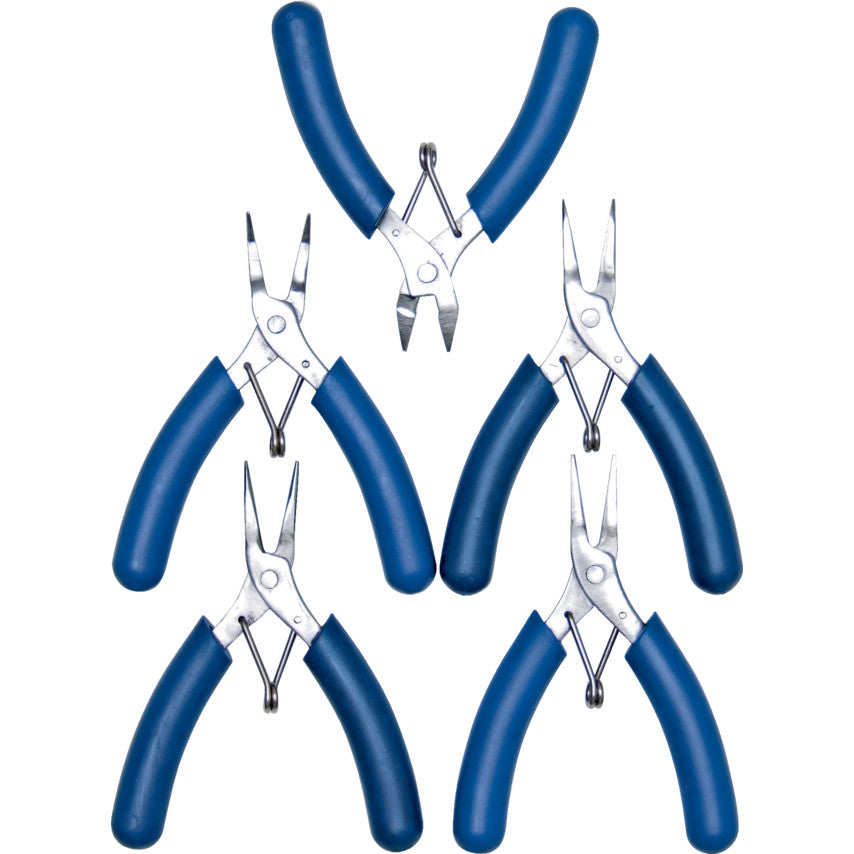 SENATOR 5-PCE 4.1/2" STAINLESS STEEL MINIATURE PLIER SET SEN-558-8010K ...