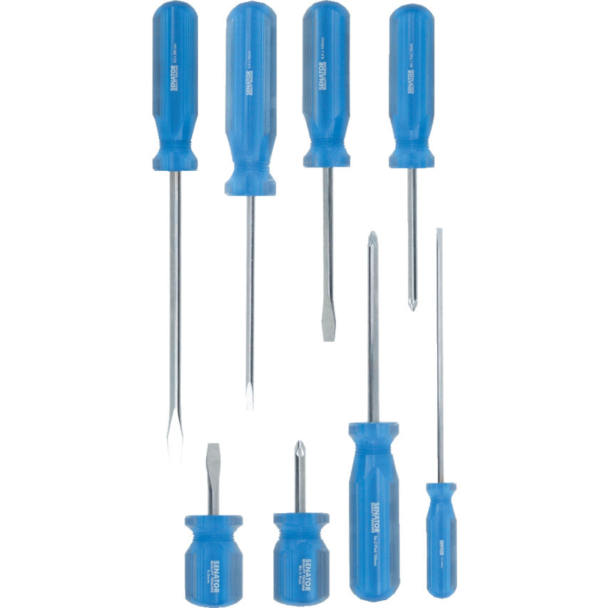 SENATOR 8-PCE FLUTED HANDLE SCREWDRIVER SET SEN5729980K – Techno Tools ...