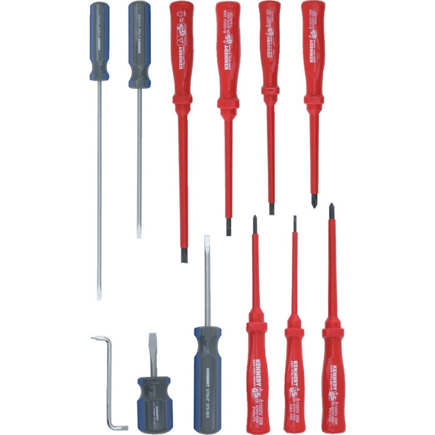 KENNEDY VDE & ENGINEERS SCREWDRIVER SET 12-PCE KEN5725920K – Techno ...